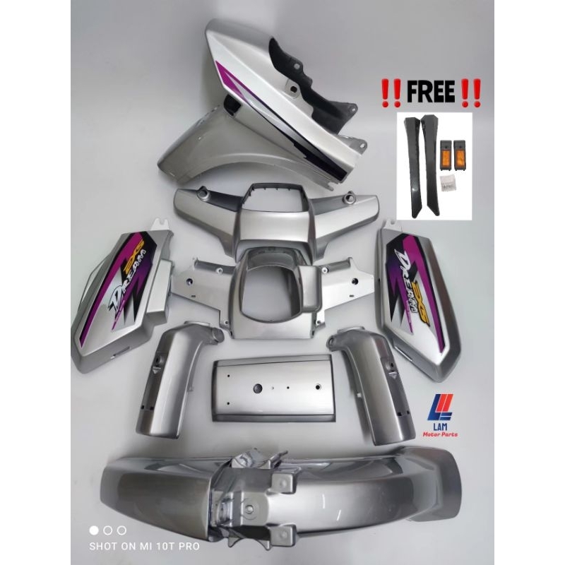 Coverset EX5 EX5 Dream Silver (Siap tampal sticker Vietnam Purple ...