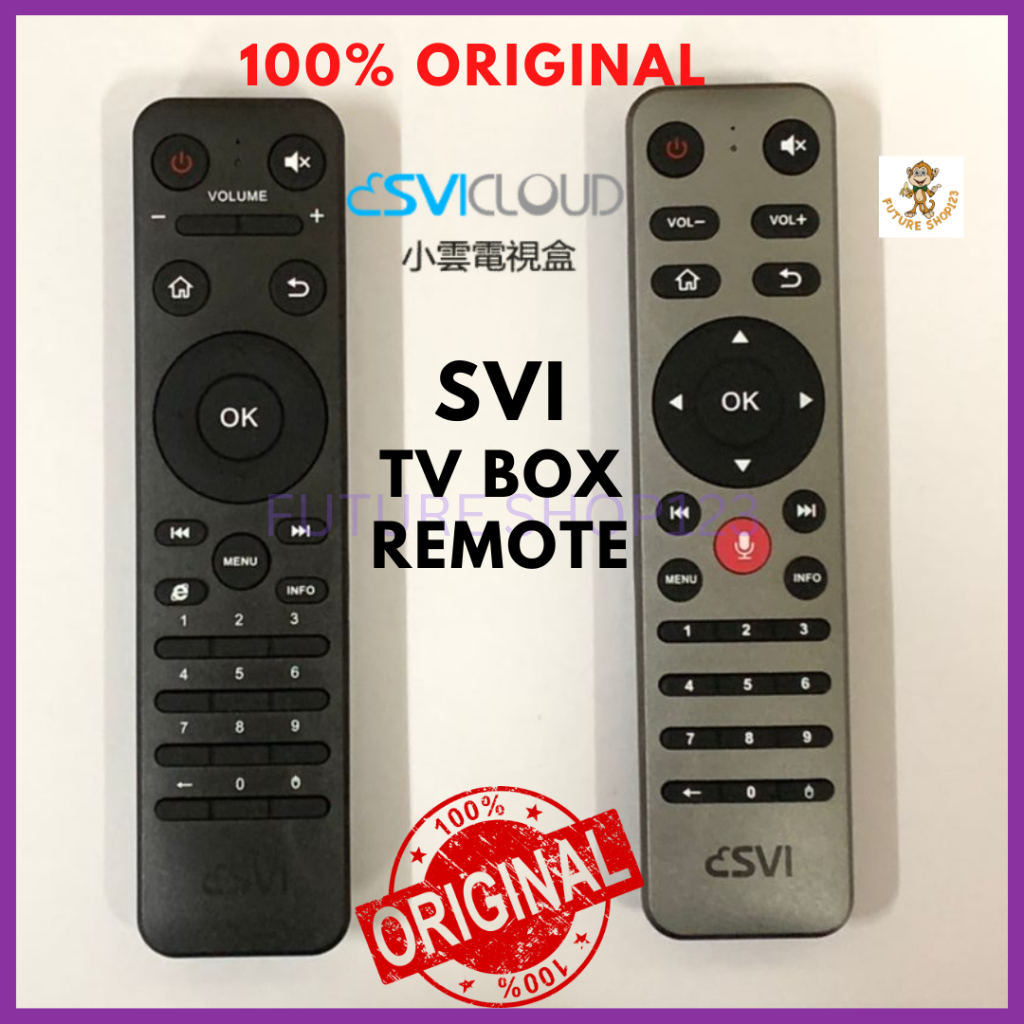 ORIGINAL SVI CLOUD 3S 3PLUS 3PRO 8P Remote Control | Shopee Malaysia