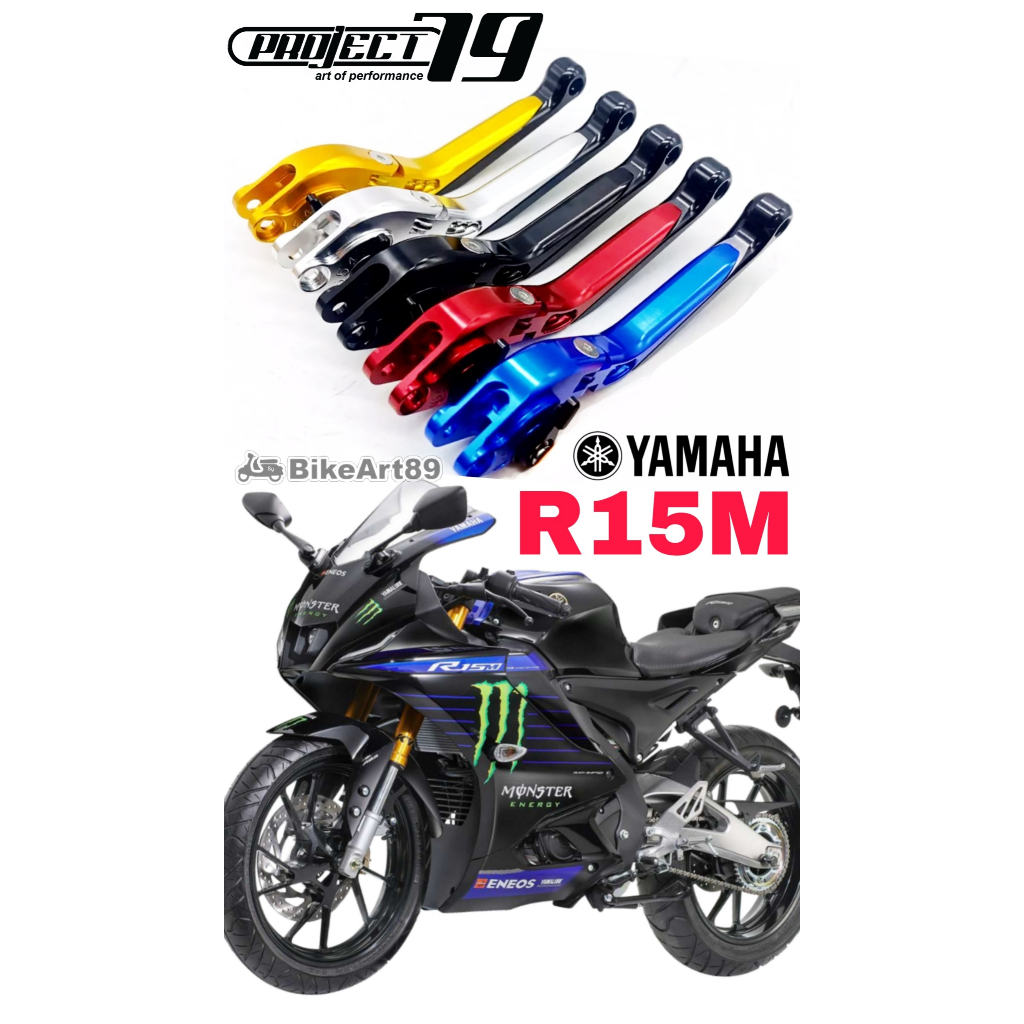 Brake & Clutch Lever Set Yamaha R15M Adjustable Accessories Motor MT ...