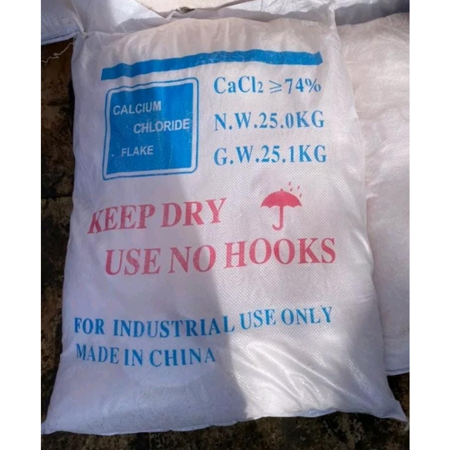 READY STOCK CALCIUM CHLORIDE FLAKE //25KG &1KG // | Shopee Malaysia