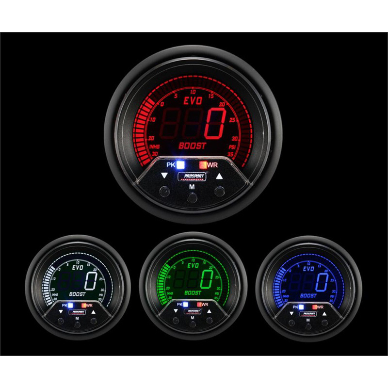Prosport 60mm 3/8" Prosport Premium Evo Electrical Boost Gauge 60mm ...