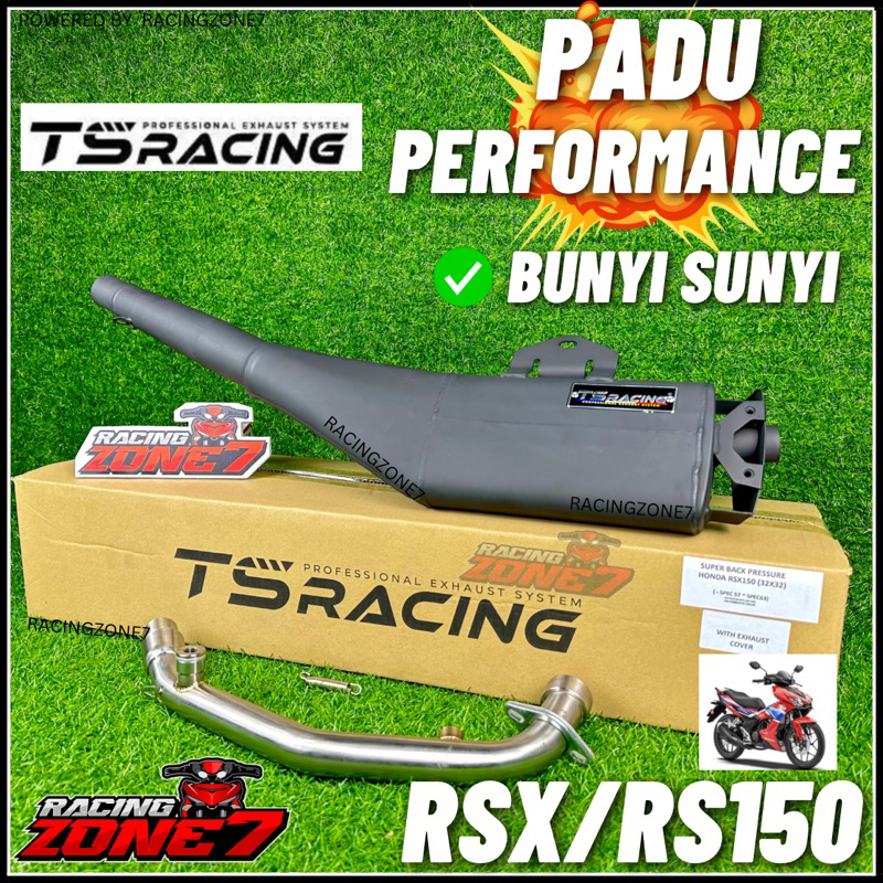 TS RACING RS150/ RSX150 Super Back Pressure Exhuast pipe/ RSX150 Back ...