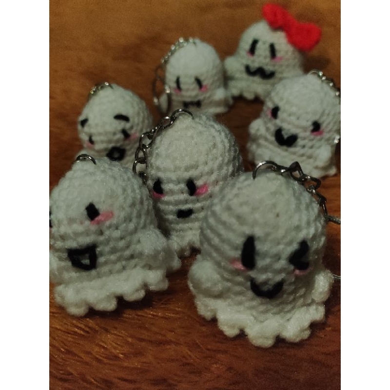 👻BOO EDITION 👻 💯 CROCHET KEYCHAIN 👻 CUTE BOO KEYCHAIN 👻 | Shopee Malaysia