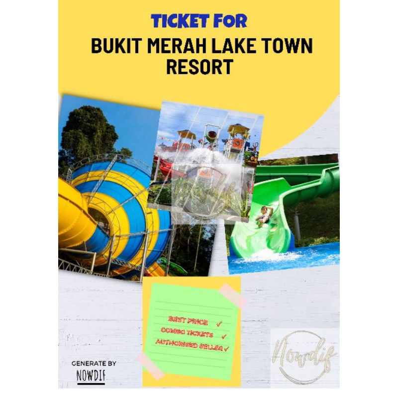Bukit Merah Lake Town Resort WATERPARK | Shopee Malaysia