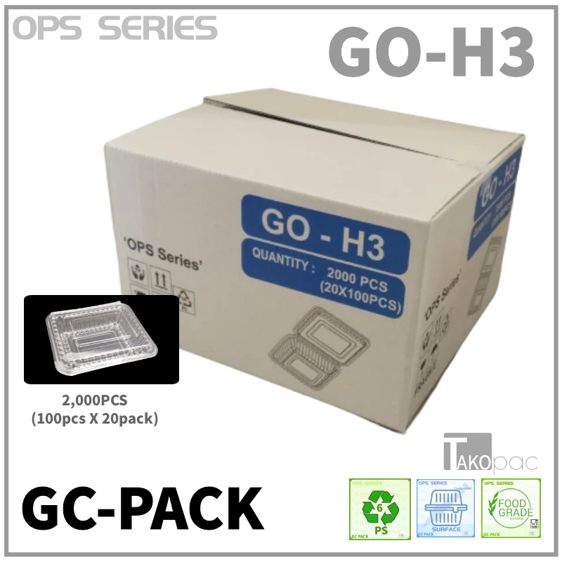 GO H3 Kuih RAYA Container OP-H3 -GC-PACK OPS Tray [BULK 2,000cs± ...