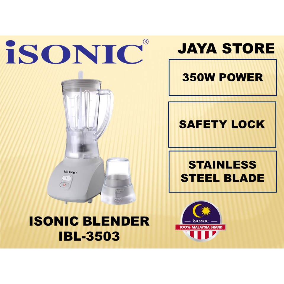 Isonic / Xma 2-In-1 Blender (1.0L) IBL-3503 / (1.25L) IBL-3501 / (1.5L ...
