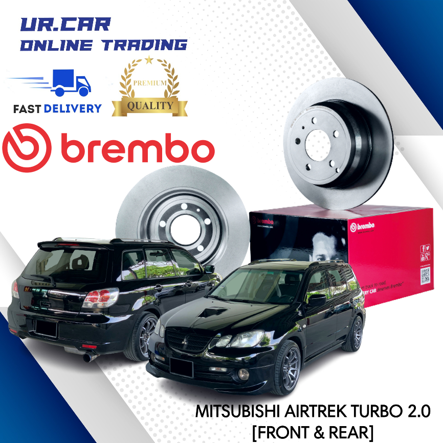 BREMBO MITSUBISHI AIRTREK TURBO 2.0 (CU2W) DISC BRAKE ROTOR FRONT ...