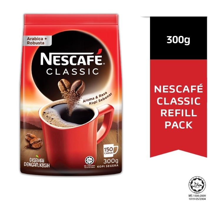 NESCAFE Classic 200g/300g NESCAFE Gold Refill Pack 170g NESCAFE Kopi Kedah 170g Nescafe Coffee ...