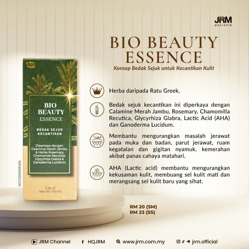 Bio Beauty Essence JRM by Bonda Rozita Ibrahim | Shopee Malaysia