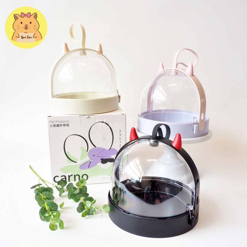 [Ready Stock] Carno Portable Devil Outing Travel Cage Cute Carrier ...