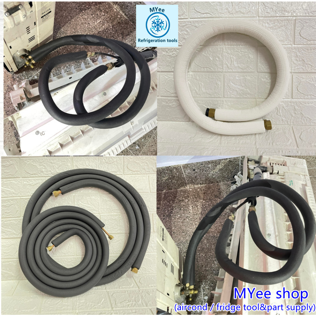 Aircond gas pipe set 1hp 1.5hp 2hp 2.5hp copper tube + aluminium tube ...