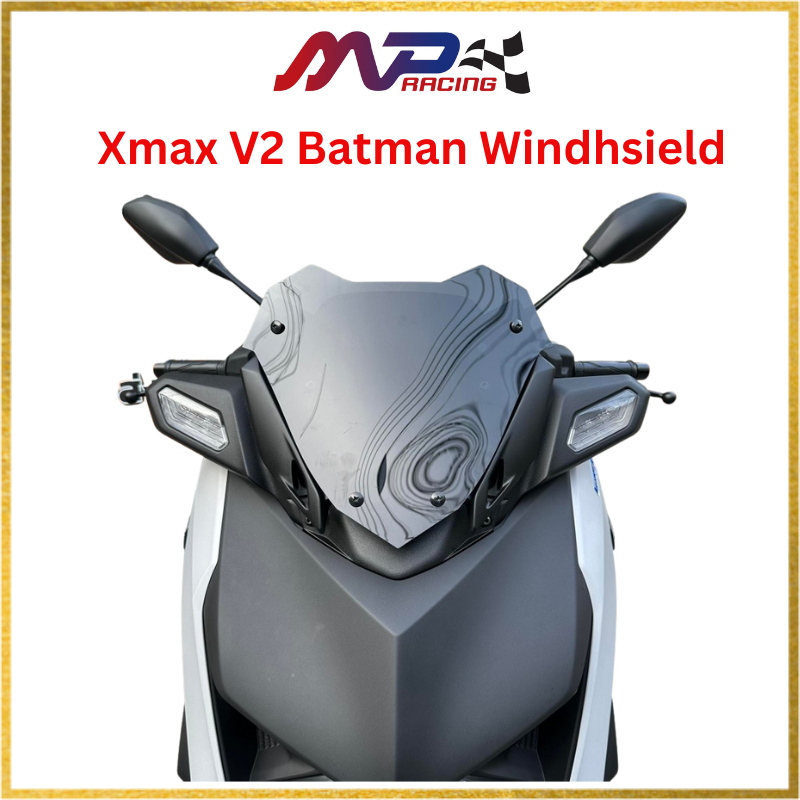 Xmax V2 Batman Windshield Naked Yamaha Xmax 2023 windshield | Shopee ...