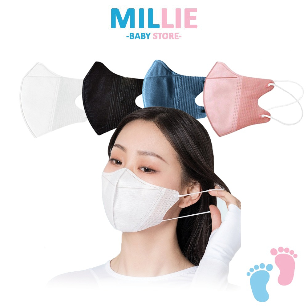 MILLIE [50pcs/10pcs] Disposable 3D Duckbill Mask Korean Fashion Design ...