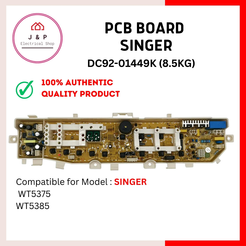 SINGER PCB Board for WT5375 / WT5385 [Ready Stock] | Shopee Malaysia
