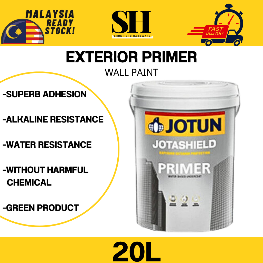 JOTUN 20L WHITE EXTERIOR JOTASHIELD PRIMER | Shopee Malaysia