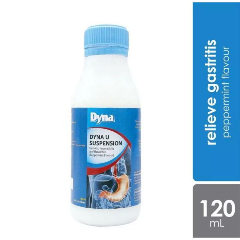 Dyna U Suspension (120ml) - Gastric / 胃痛胃炎 || Exp 03/28 | Shopee Malaysia