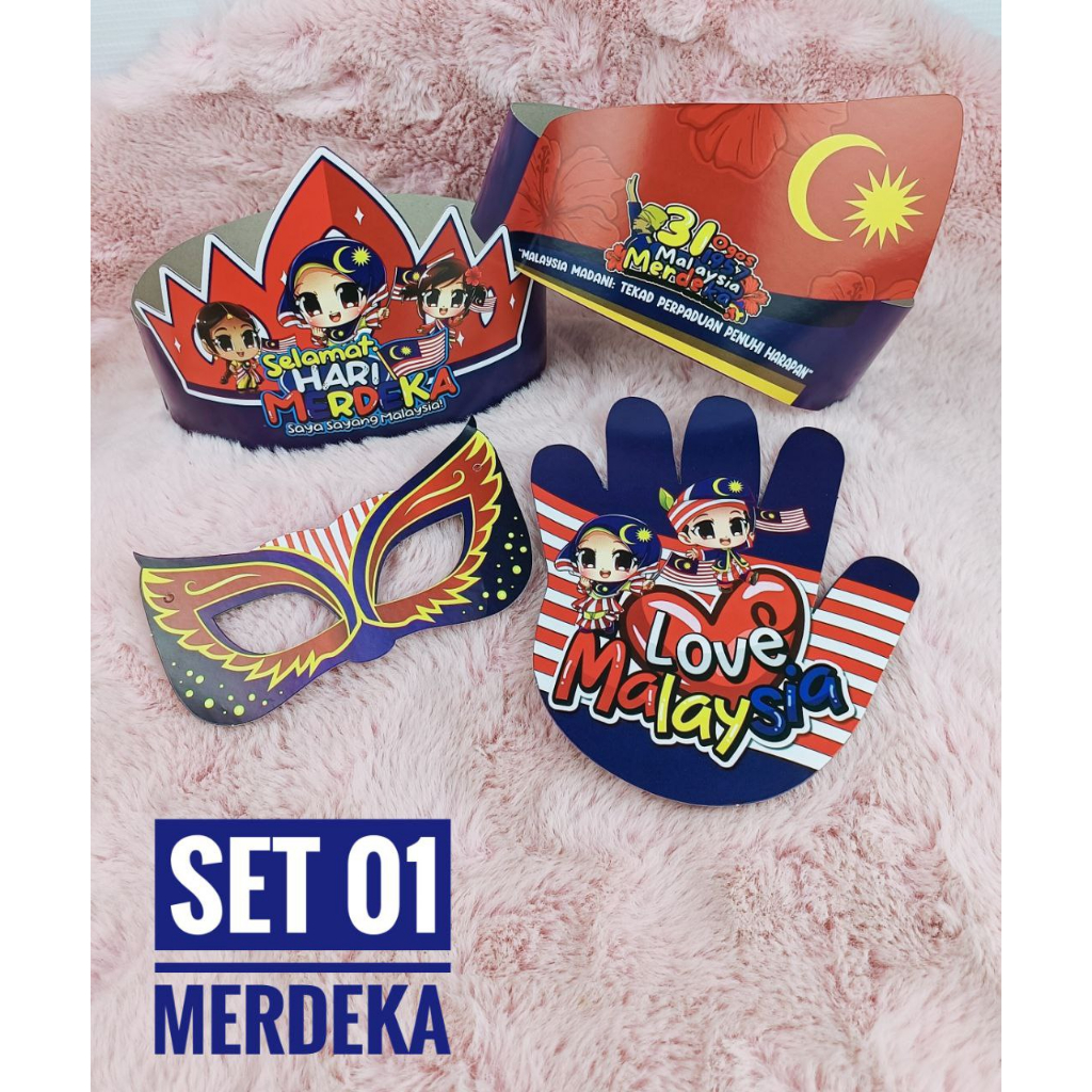SET BARANGAN AKSESORI MERDEKA | TANJAK | TIARA | TOPENG MATA | WAVE ...