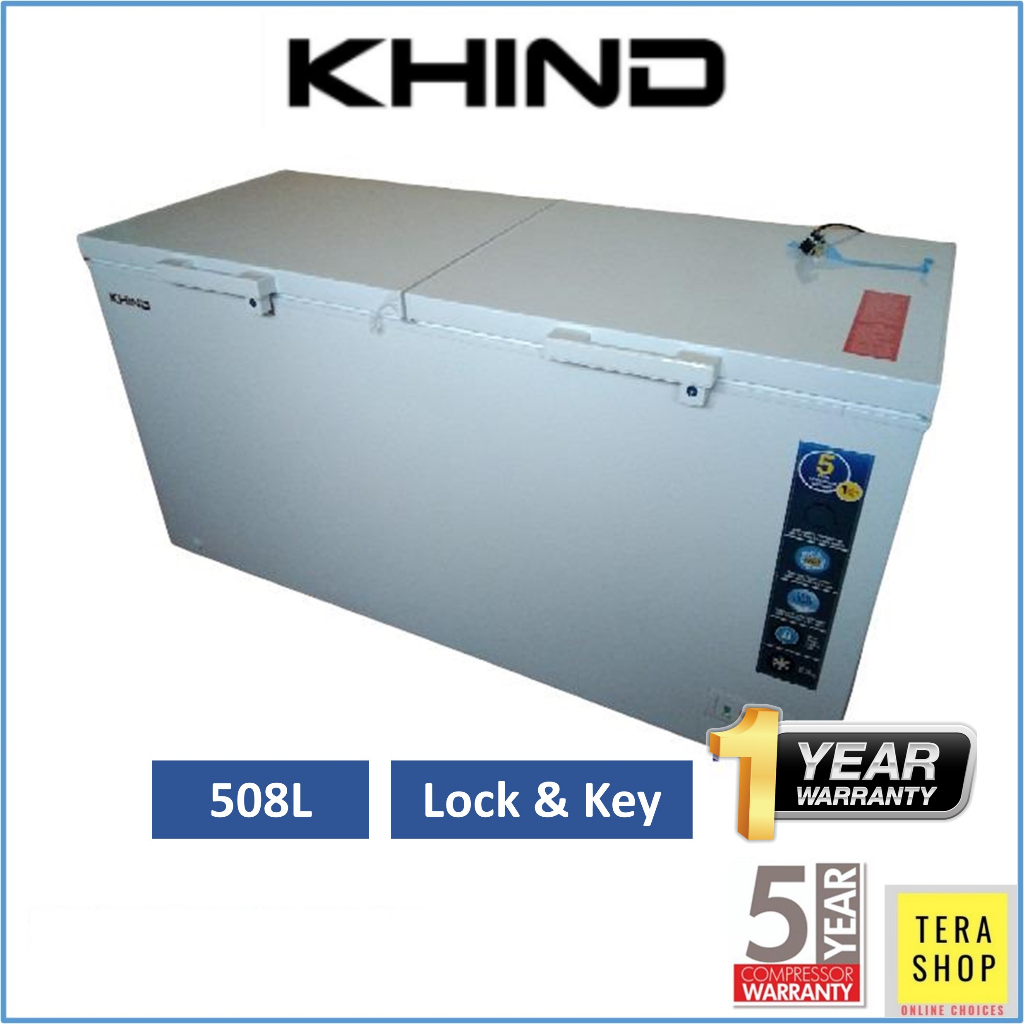 Khind FZ508 508L / Midea WD-500WR 500L Chest Freezer Peti Beku | Shopee ...