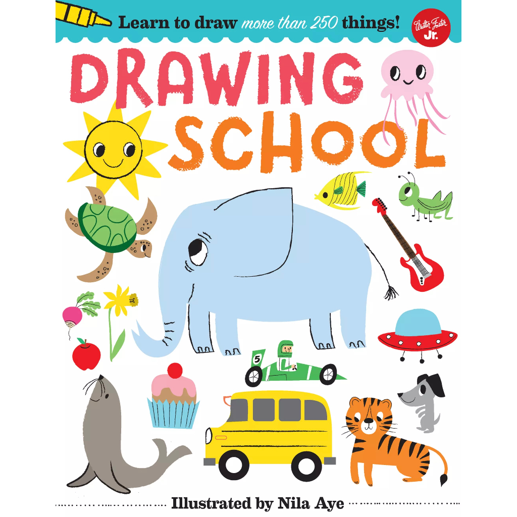 (e-Book) Drawing School : Learn to Draw More than 250 Things! | Shopee ...
