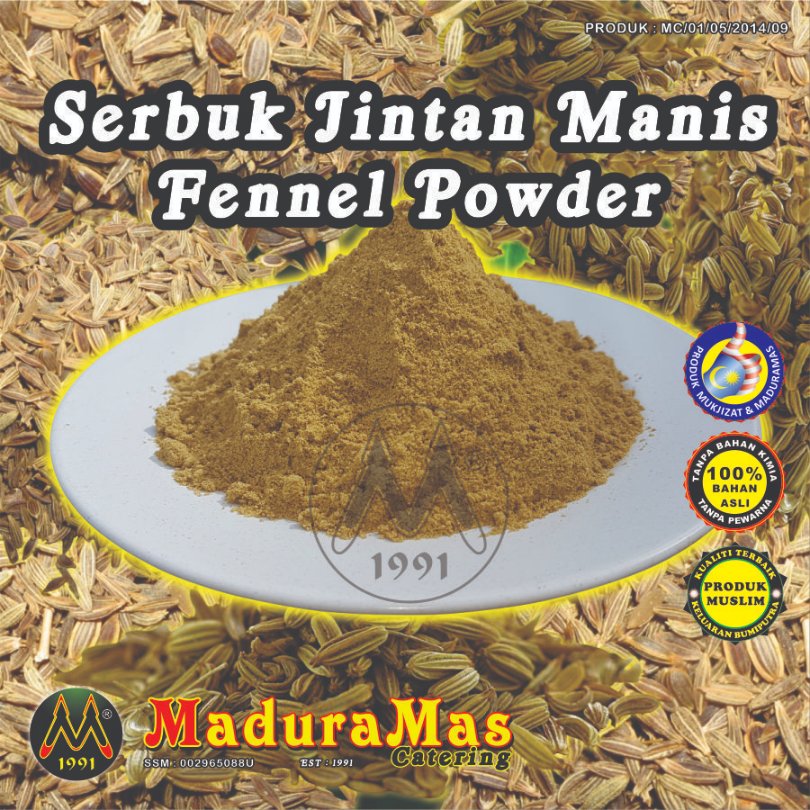 Serbuk Jintan Manis - Fennel Powder 25g - 50g ( 100% Asli ) | Shopee ...