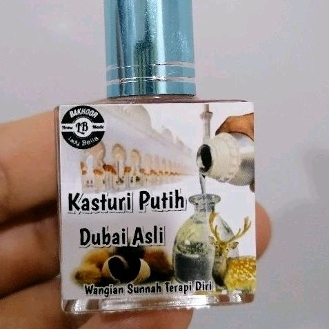 minyak Kasturi Putih Dubai 10ml pati Asli wangian sunnah terapi diri ...