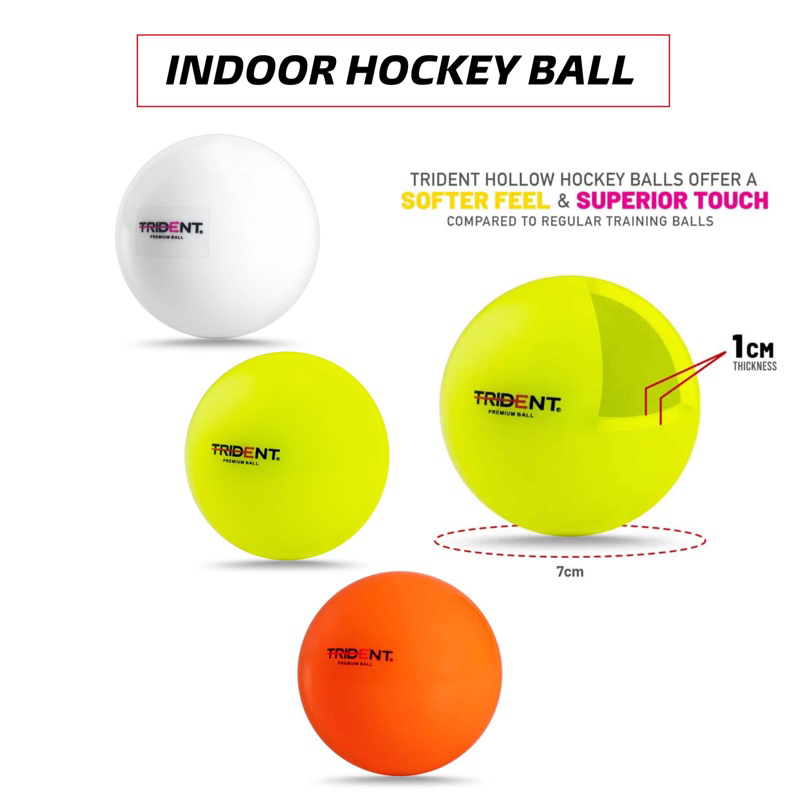 Trident Premium Indoor Hockey Ball Bola Hoki Dewan | Shopee Malaysia