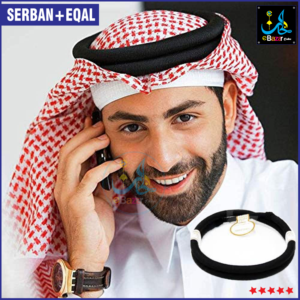 Egal & Serban Arabian Headwear kopiah arab ghutra lilit kepala Serbam ...