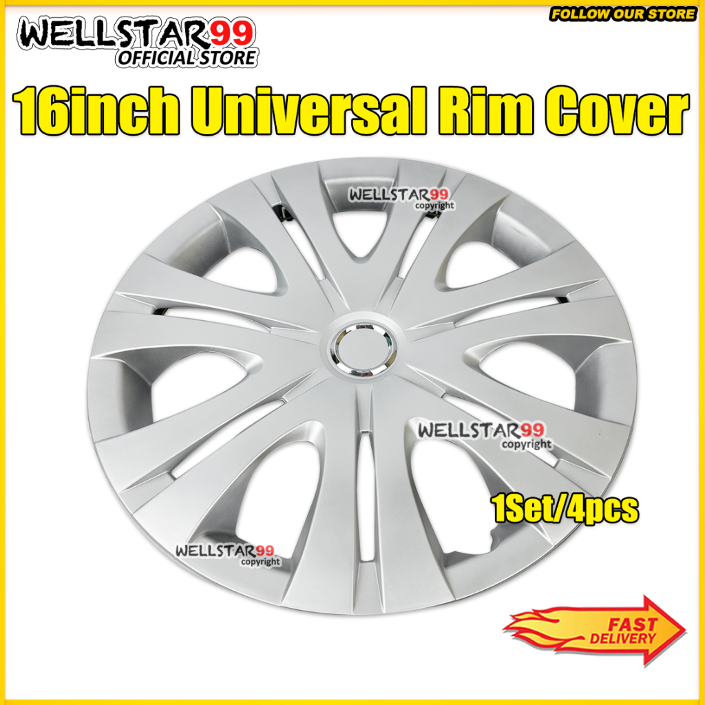 16inch EXORA Rim Cover ABS Wheel Cover Rim Center Hub Cap 4pcs | Shopee ...