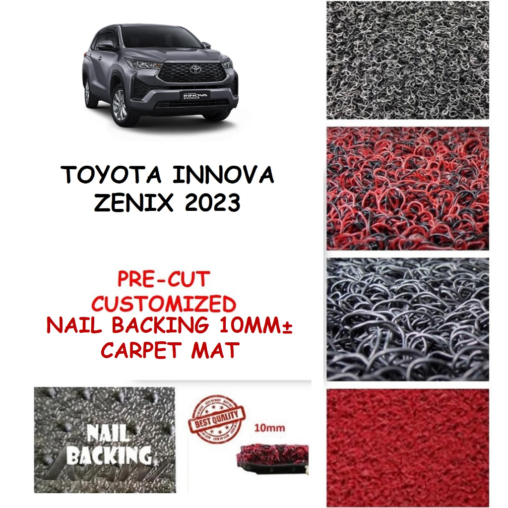 TOYOTA INNOVA ZENIX 2023 PER-CUT CUSTOMIZED NAIL BACKING FULL CAR ...