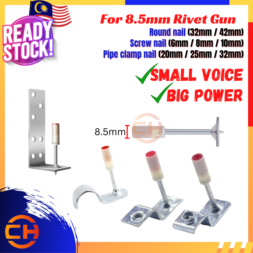 Steel Nails Guns Rivet Tool Wall Fastener Set Nails 16/20/25mm Nails ...