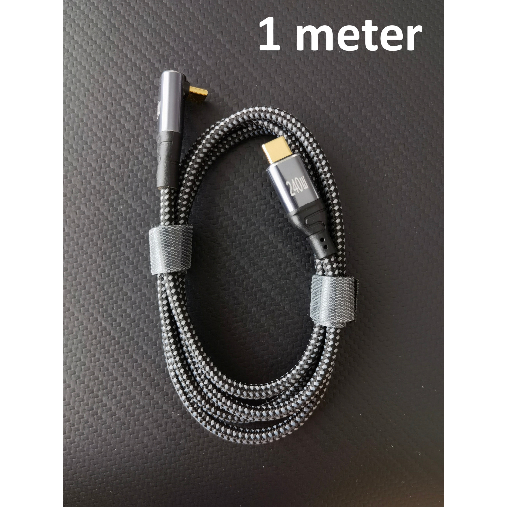 90 Degree Type C to Type C Cable Right Angle Fast Charge Cable L Shape ...