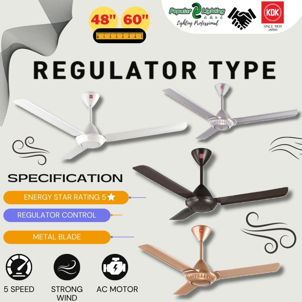 KDK K15VO / K12VO /F-M15AO Deka DR9 DR10 5 Speed Regulator Ceiling Fan ...