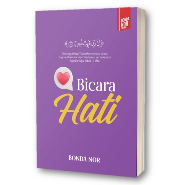 Bicara Hati Akedemi Bonda Nor Buku Motivasi Healing Hadiah Umrah Haji ...