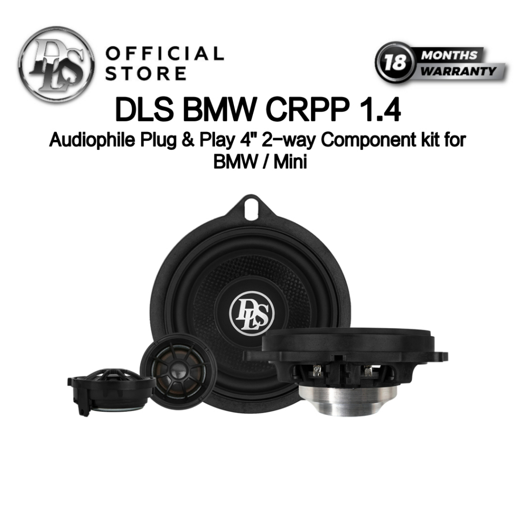 DLS Cruise CRPP BMW 1.4 - Audiophile Plug ‘n’ Play 4” 2-way Component ...