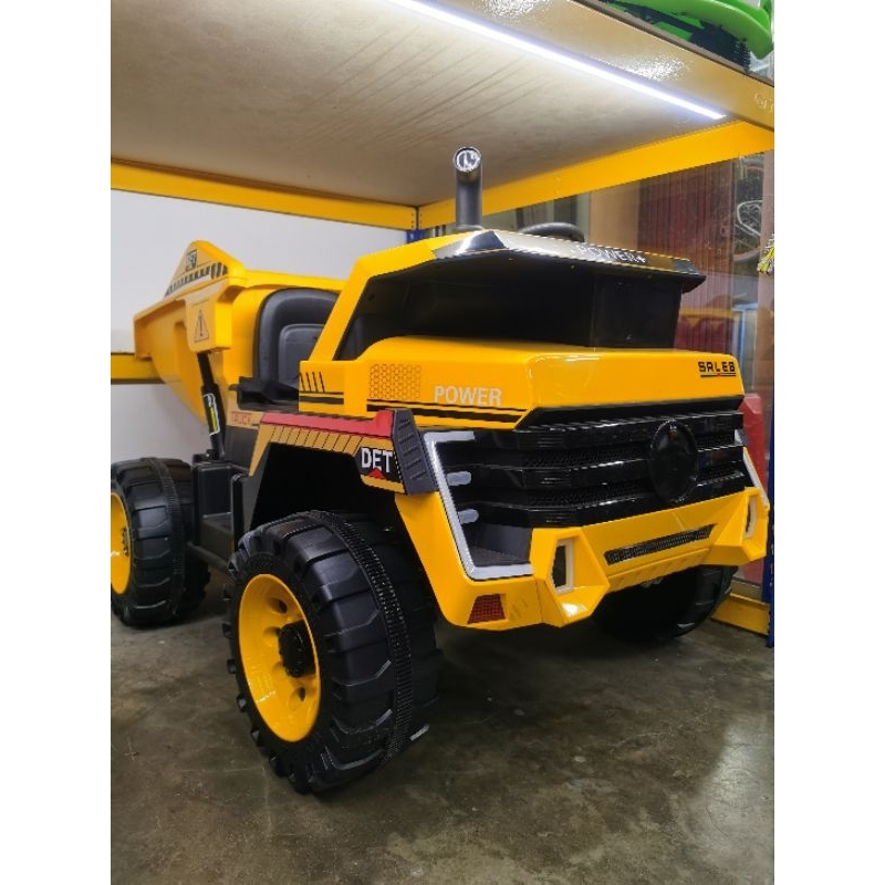 VVM: LORI BESAR BUDAK DUDUK 4X4 KIDS RIDE ON ELETRIC BIG DUMP TRUCK ...