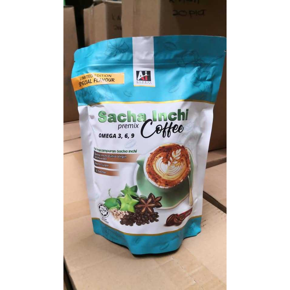 Kopi Sancha Inchi Premium Omega AI Global Original Sacha Coffee Masalah ...