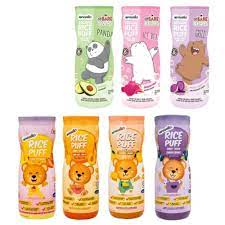 ORGANIC RICE PUFF BABY CEREAL PUFF NATUFOODIES | APPLE MONKEY SNACKING ...