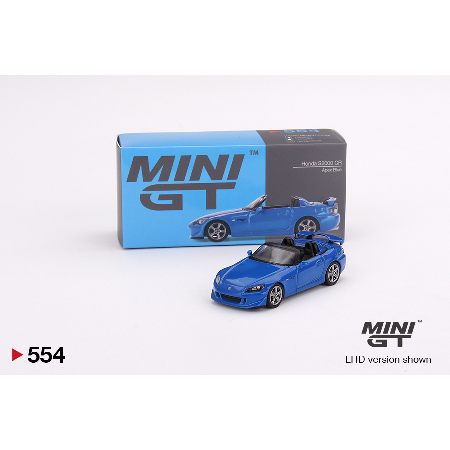 Mini GT 1/64 ( 554 ) Honda S2000 (AP2) CR - Apex Blue | Shopee Malaysia