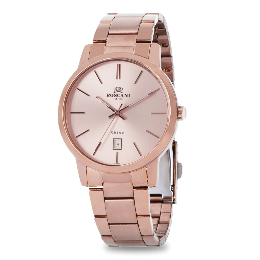 ROSCANI FULL ROSE GOLD COUPLE WATCH BL 4606T9/BG 4504T9 - INTERNATIONAL ...