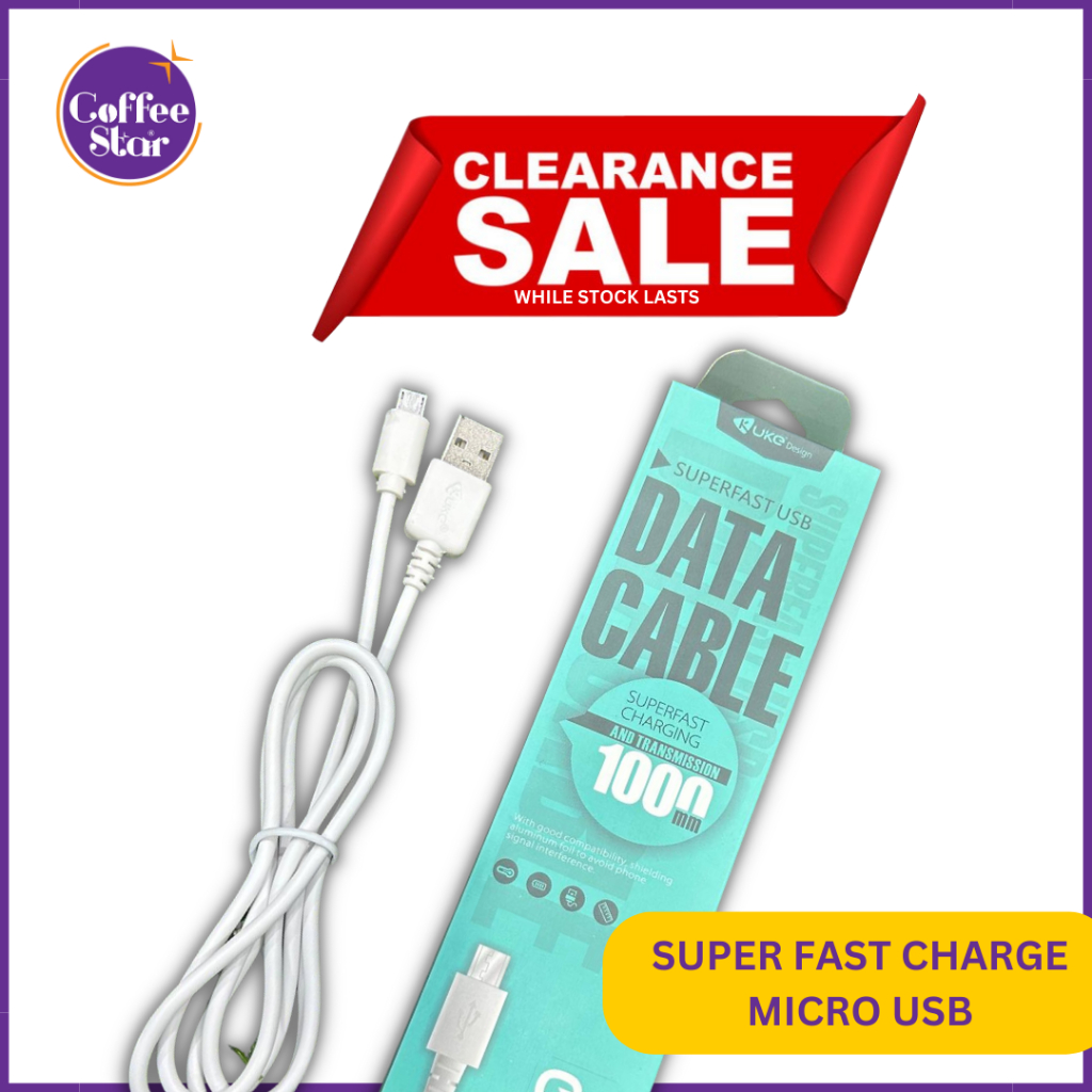 USB micro cable super fast charge 1000mm ⚡ | Shopee Malaysia