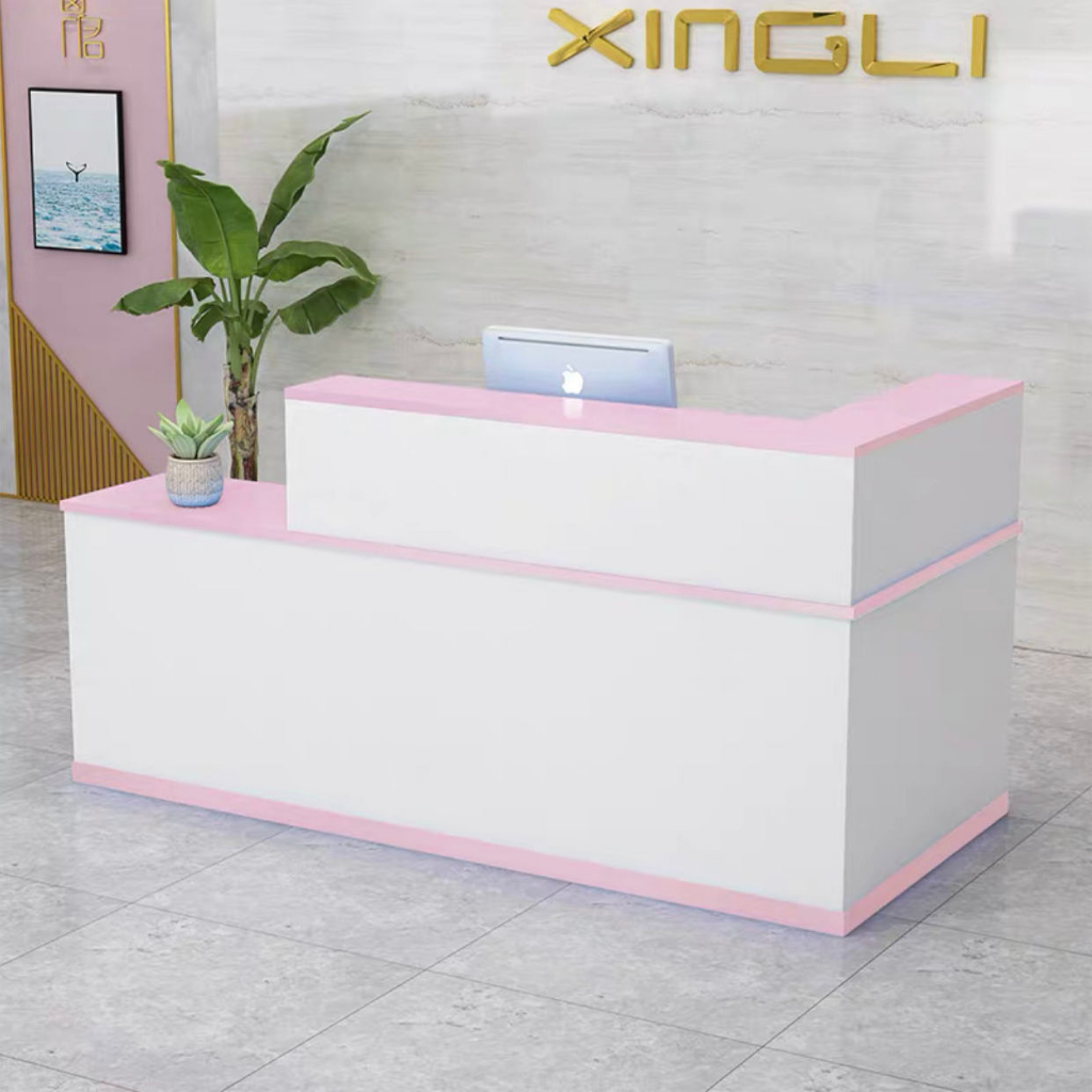 Modern Simple Front Desk Reception Counter Cashier Counter L Shape ...