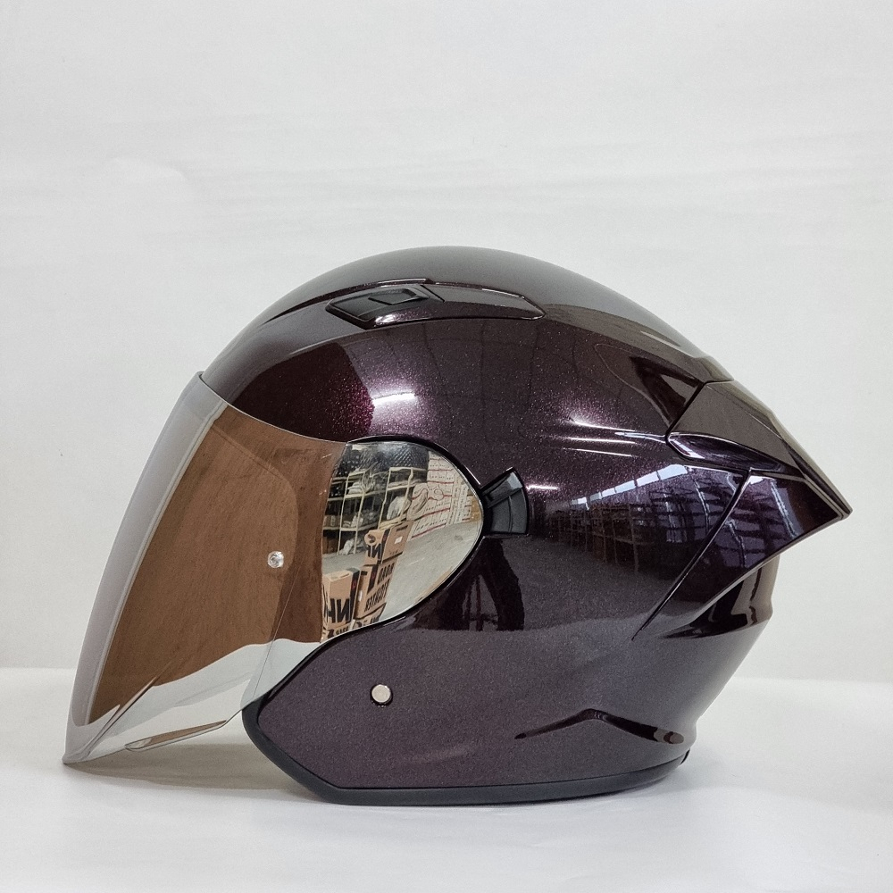 NHK Helmet S1GP Pro Solid (Laser Red Glossy) | Shopee Malaysia