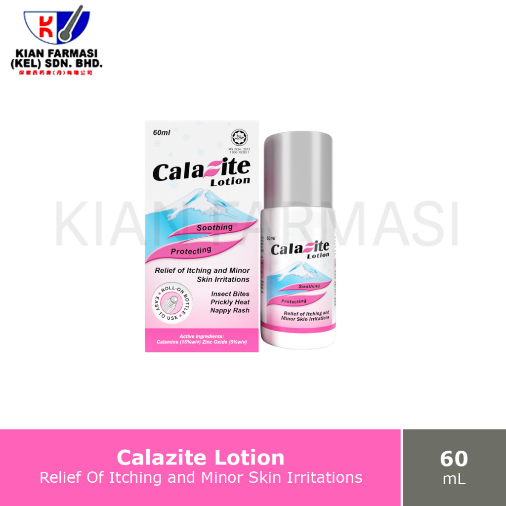 Calazite Lotion 60ml (Calamine Lotion) | Shopee Malaysia