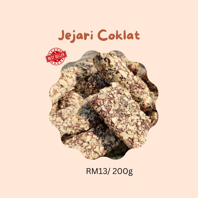 Jejari Coklat/ Jejari Nestum Coklat ROTI / Biskut Roti CRAVINGLAH ...