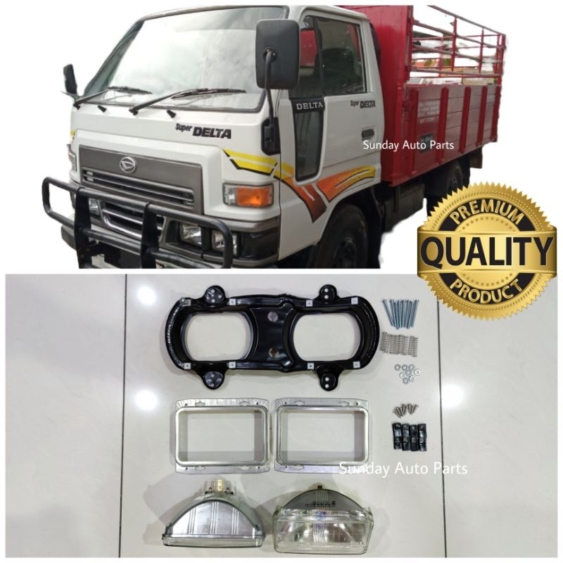 Daihatsu DV57 DV58 DV99 DV116 Head Lamp Base Head Lamp Inner Rim Screw ...