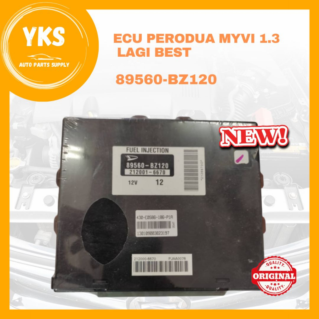 🔥 ORIGINAL🔥 89560-BZ120 PERODUA MYVI 1.3 LAGI BEST ECU BRAND NEW ...