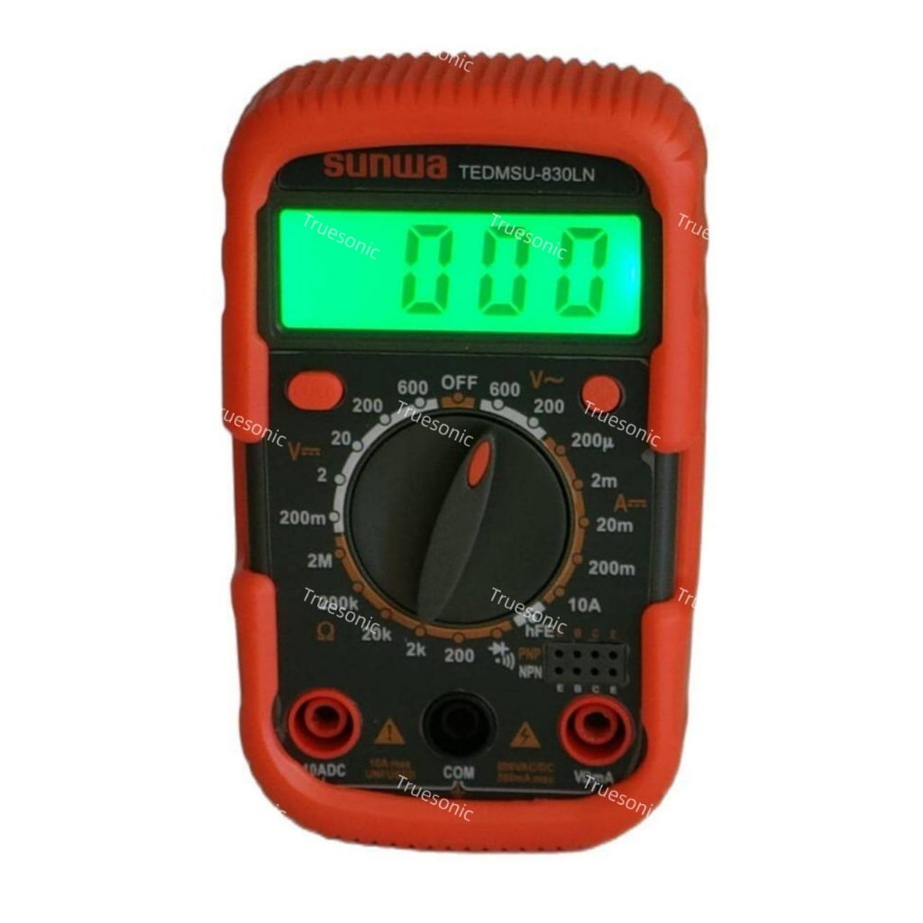 SUNWA DT-830LN DIGITAL MULTI METER WITH BACK LIGHT AND BUZZLE | Shopee ...