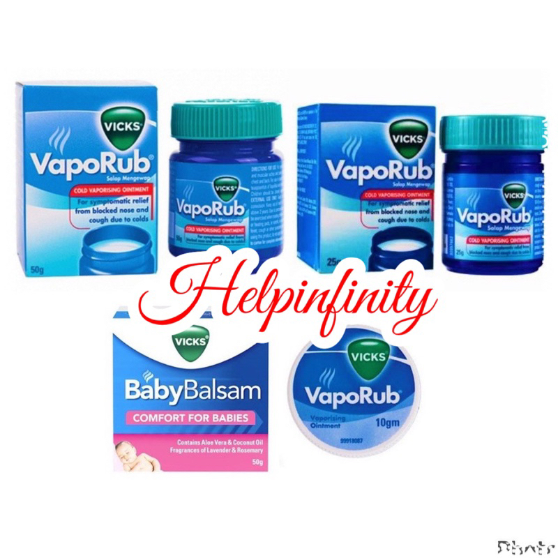 Vicks Vaporub Ointment / Vicks Babybalsam | Shopee Malaysia