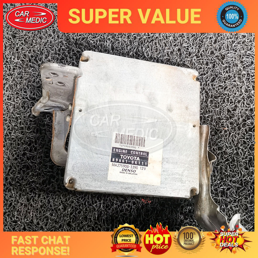 [89661-0KT11] Toyota Hilux KUN26 VNT 3.0 Engine Control Unit / ECU ...