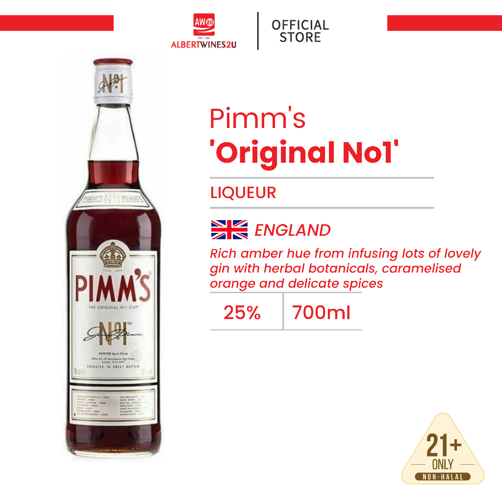 Pimm's Original No1 香橙 利口酒 | Shopee Malaysia